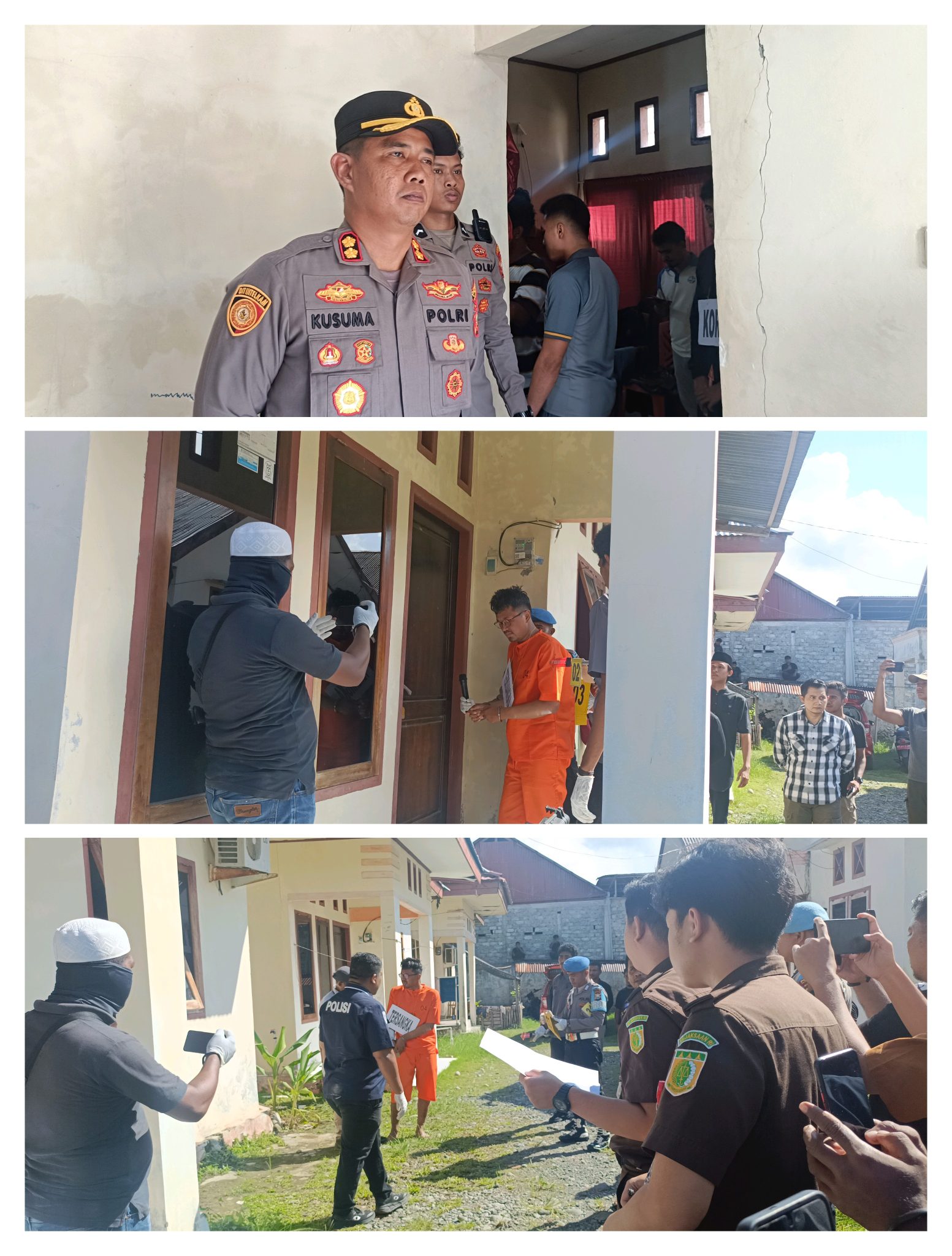 Peragakan 33 Adegan Rekonstruksi Kematian KLP, Aditya Hanafi Pegawai ...